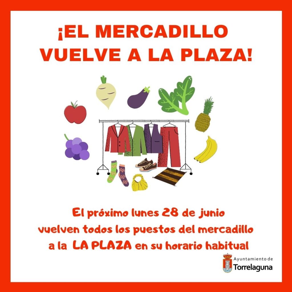 El mercadillo semanal vuelve a su ubicación original | Ayuntamiento de ...