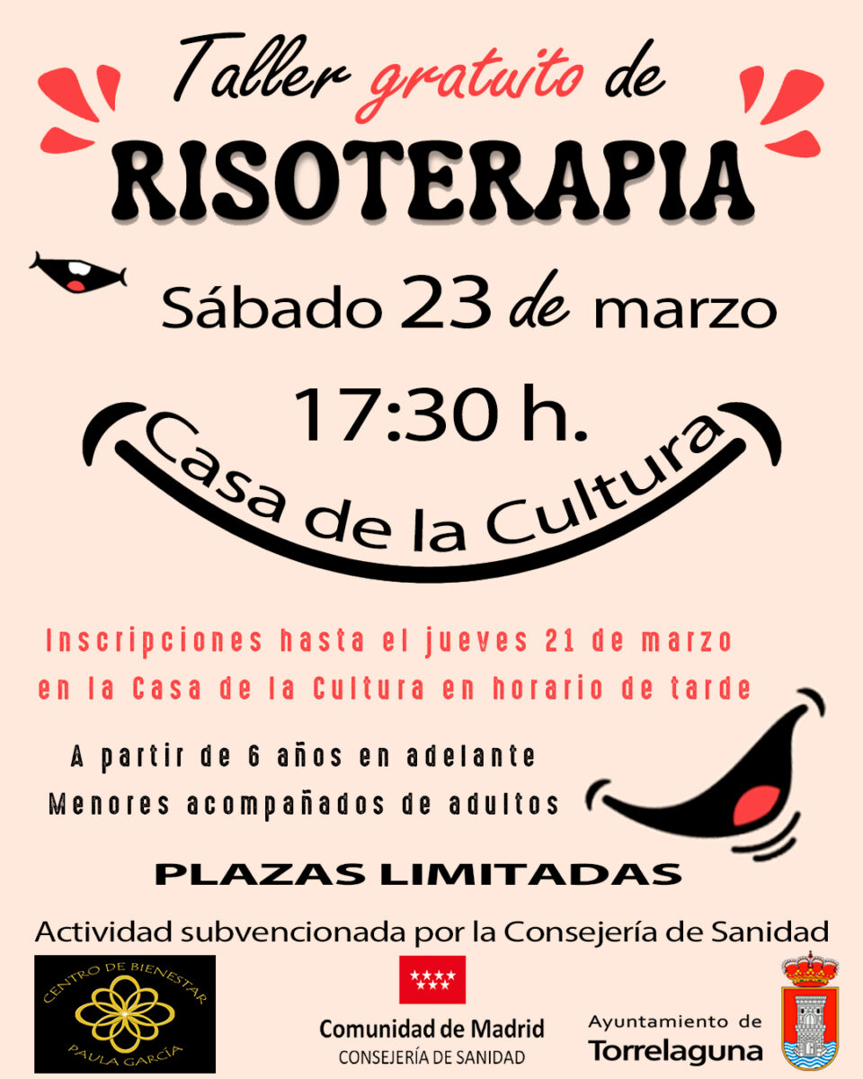 Taller Gratuito de Risoterapia en la Casa de la Cultura | Ayuntamiento de Torrelaguna